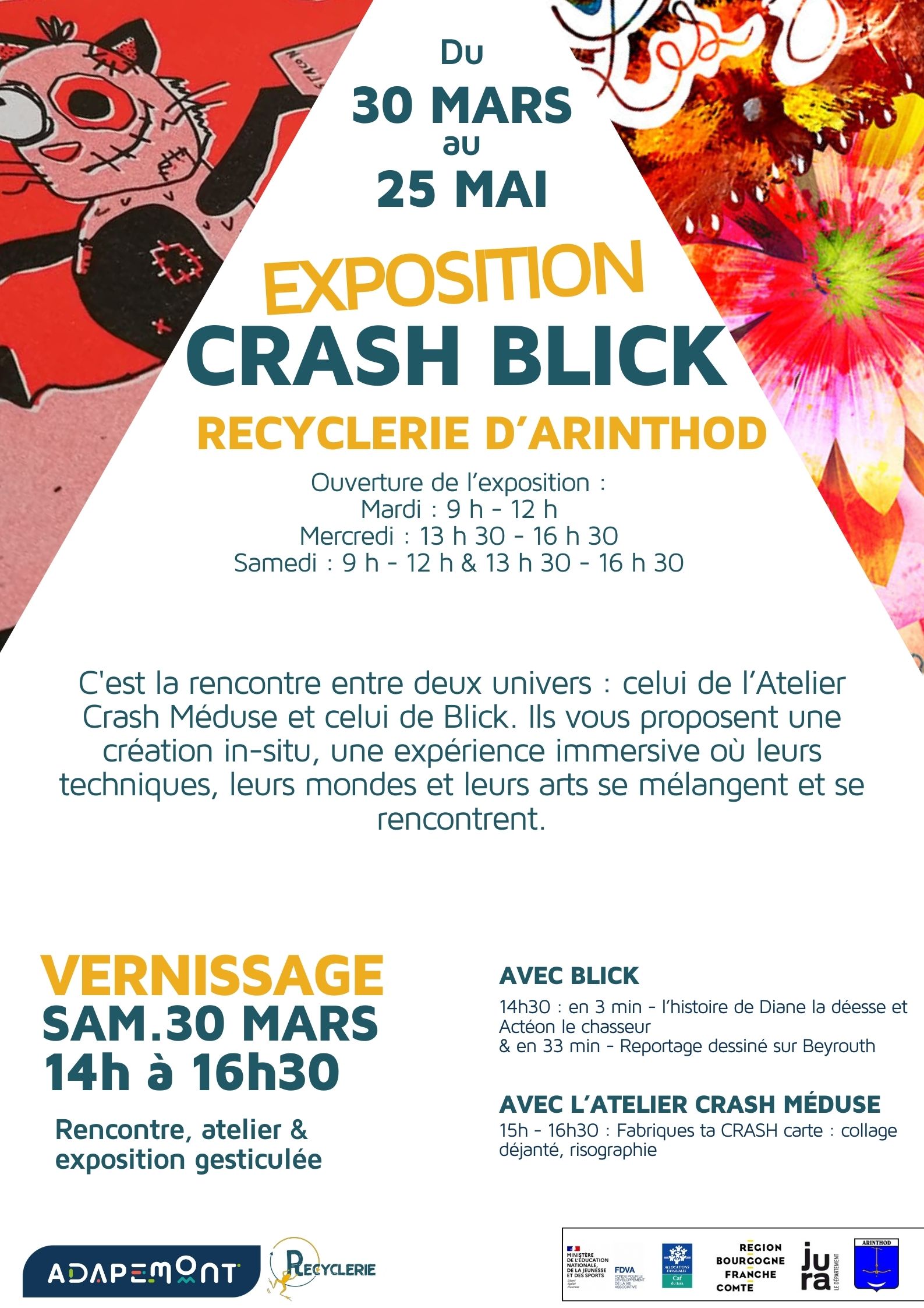 Exposition Crash Blick - Terre d'Émeraude Tourisme